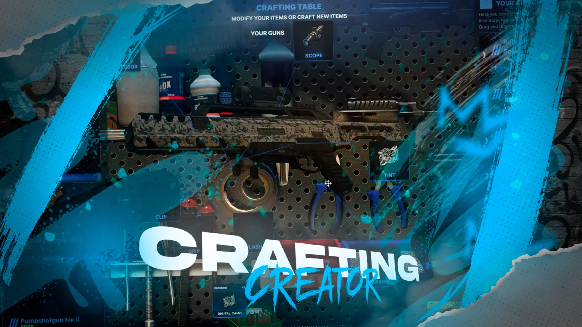Quasar Crafting Creator – Advanced FiveM Crafting System | Quasar Store